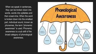 Phonological awareness presentation | PPTX
