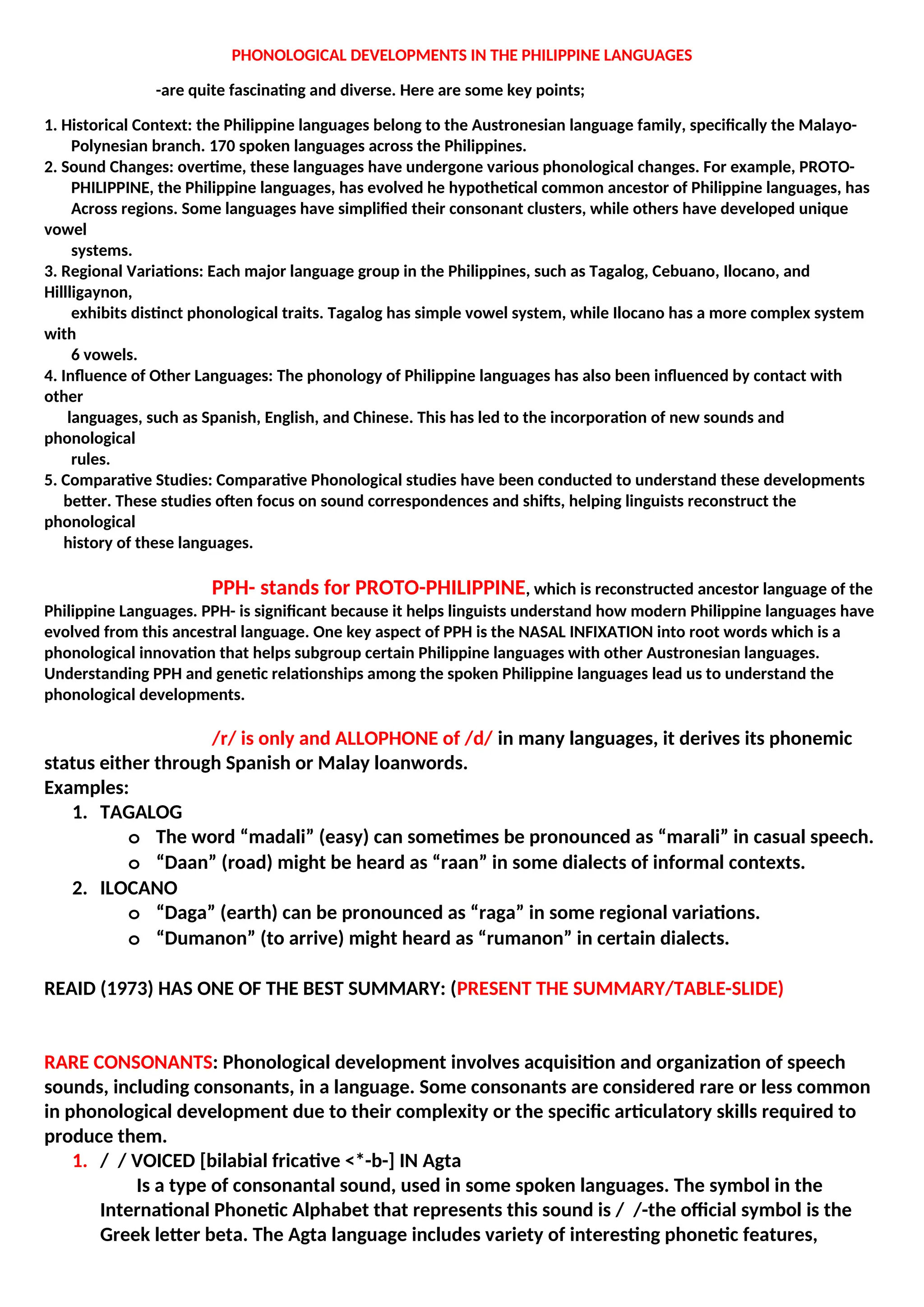 PHONOLOGICAL DEVELOPMENTS IN THE PHILIPPINE LANGUAGES.docx