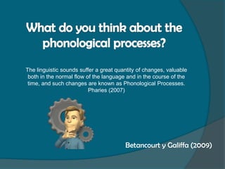 Phonological Processes Slides | PPTX