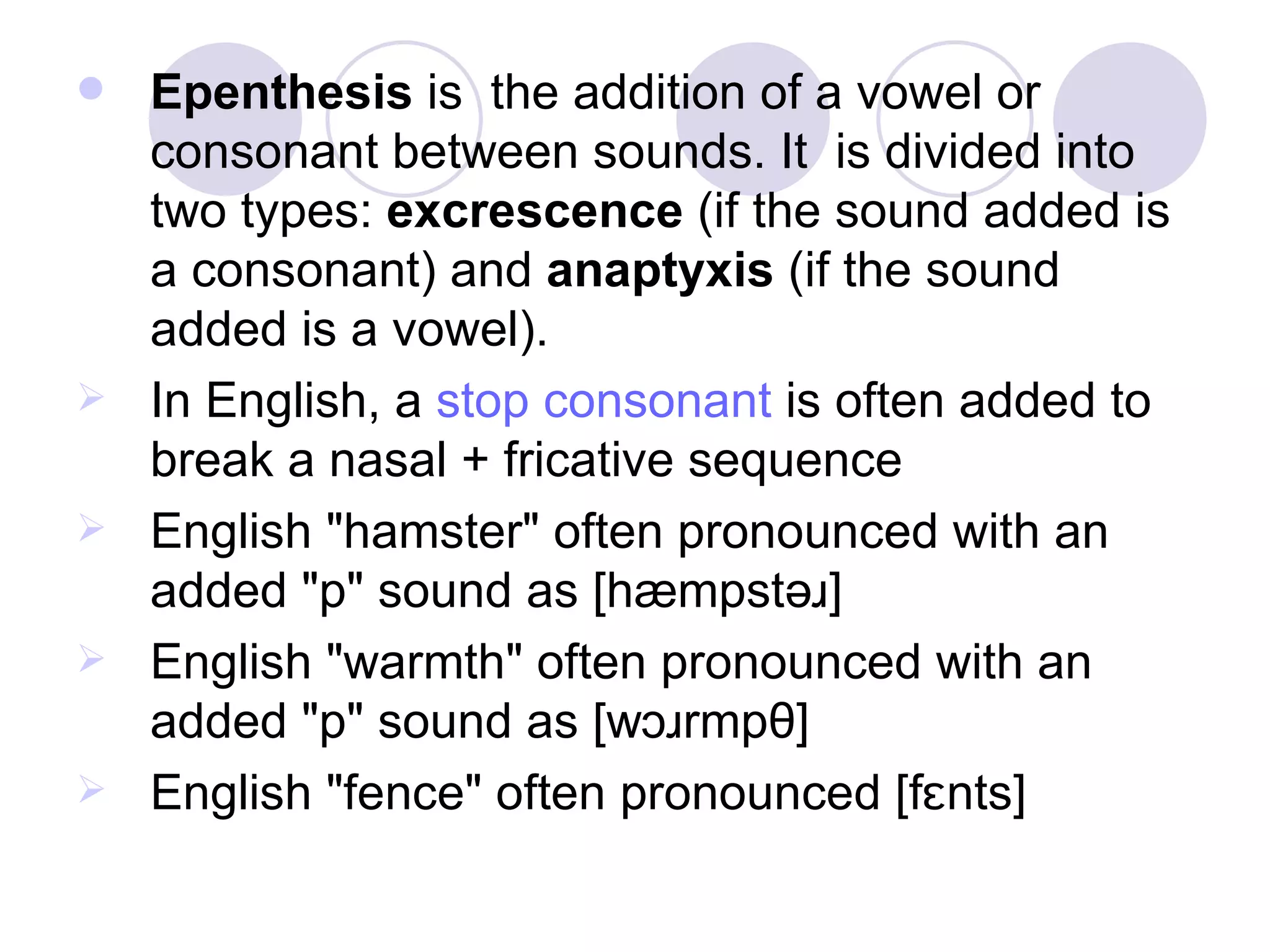 Phonological processes | PPT