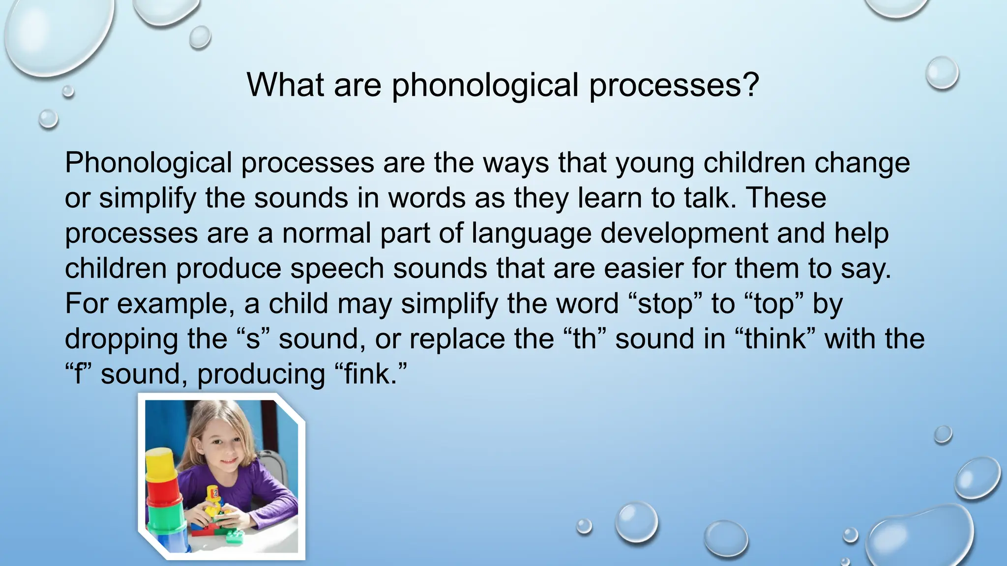 categorization of phonological processes | PPTX