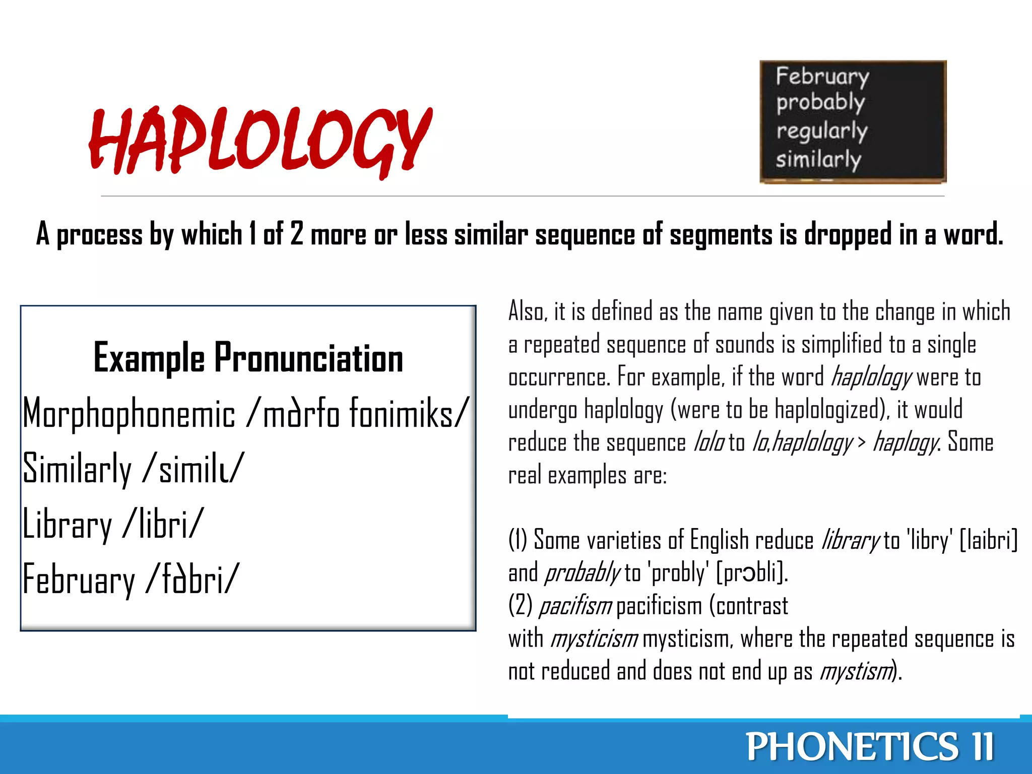 Phonological processes phonetics ii | PDF