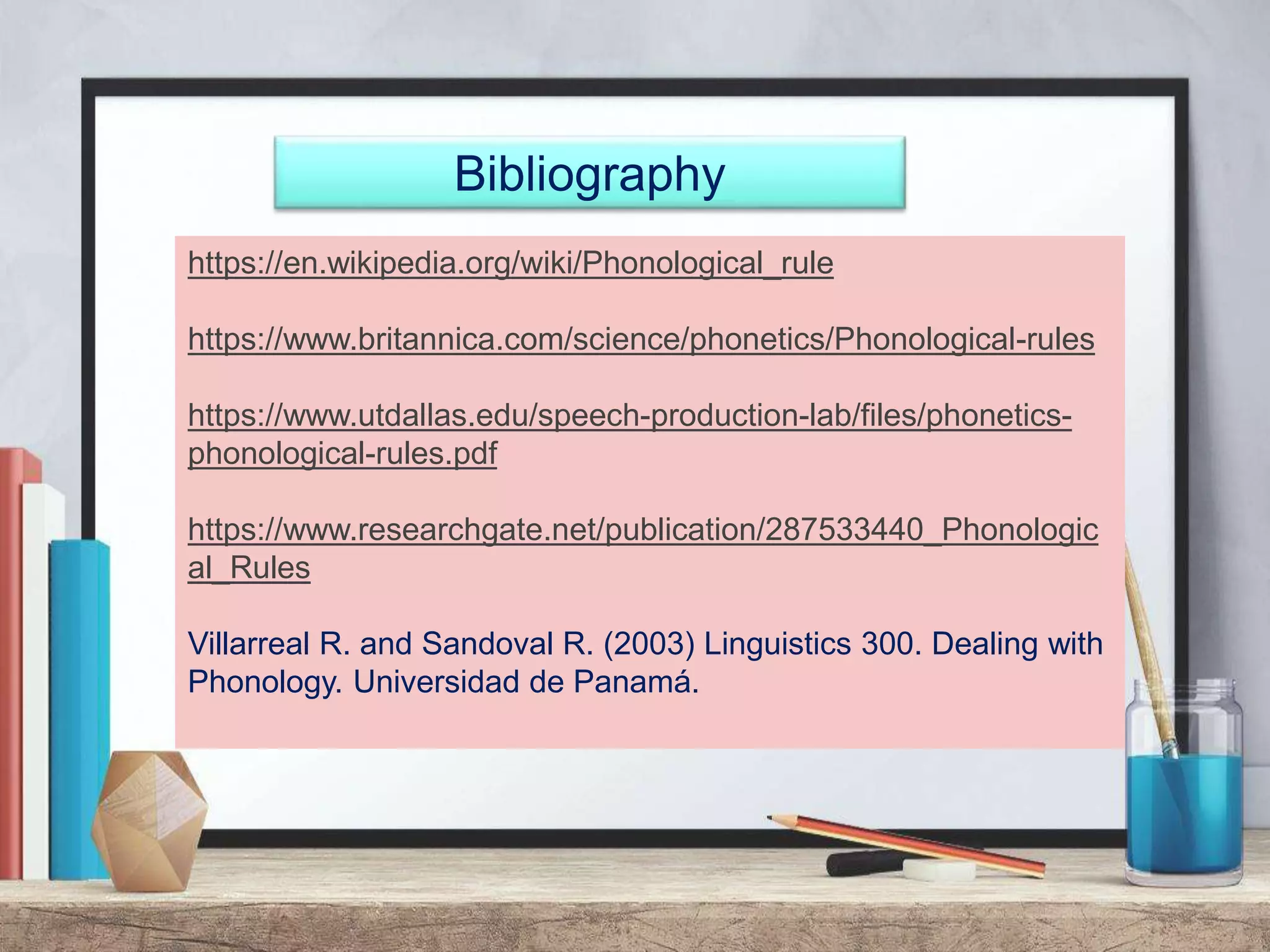 Phonological rules in the English Language | PPTX