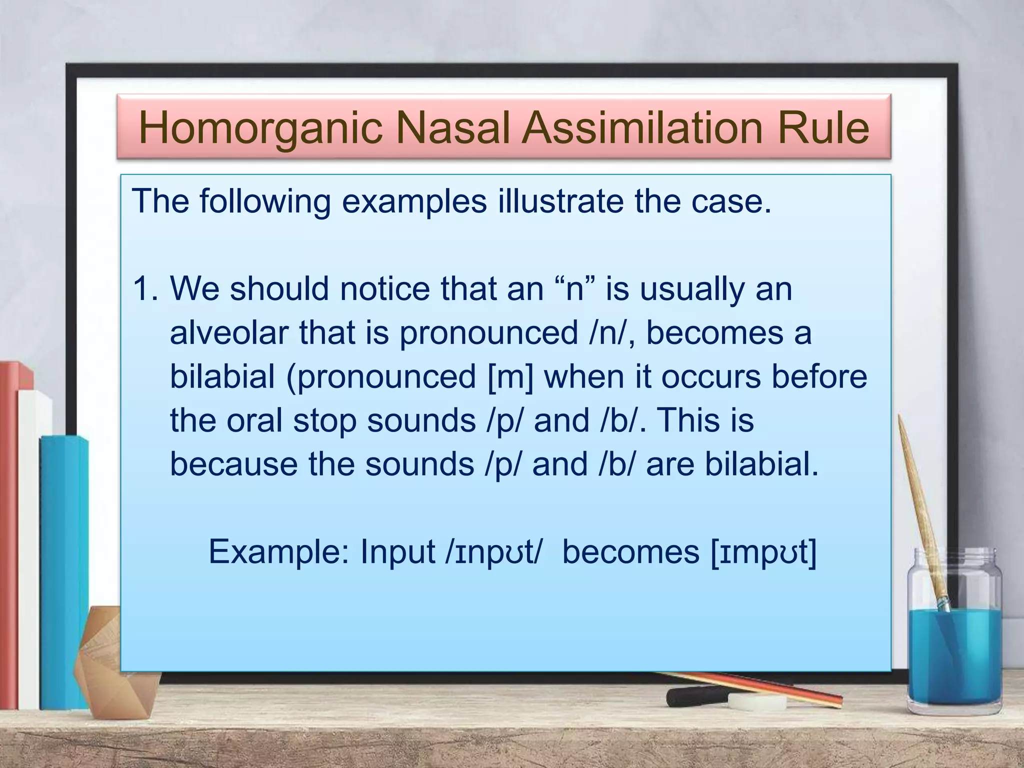 Phonological rules in the English Language | PPTX