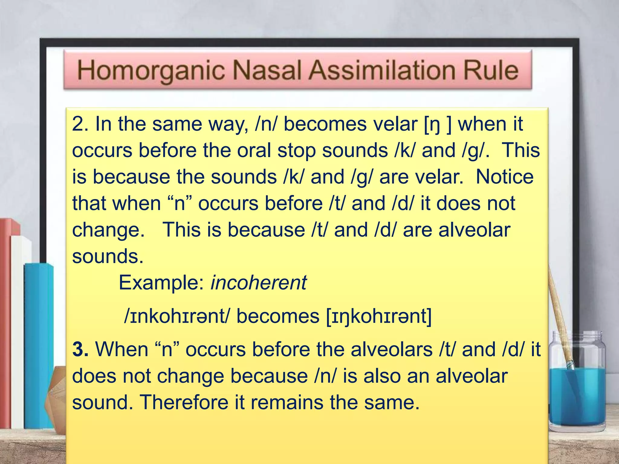 Phonological rules in the English Language | PPTX
