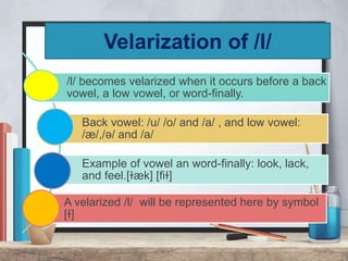 Phonological rules in the English Language | PPTX