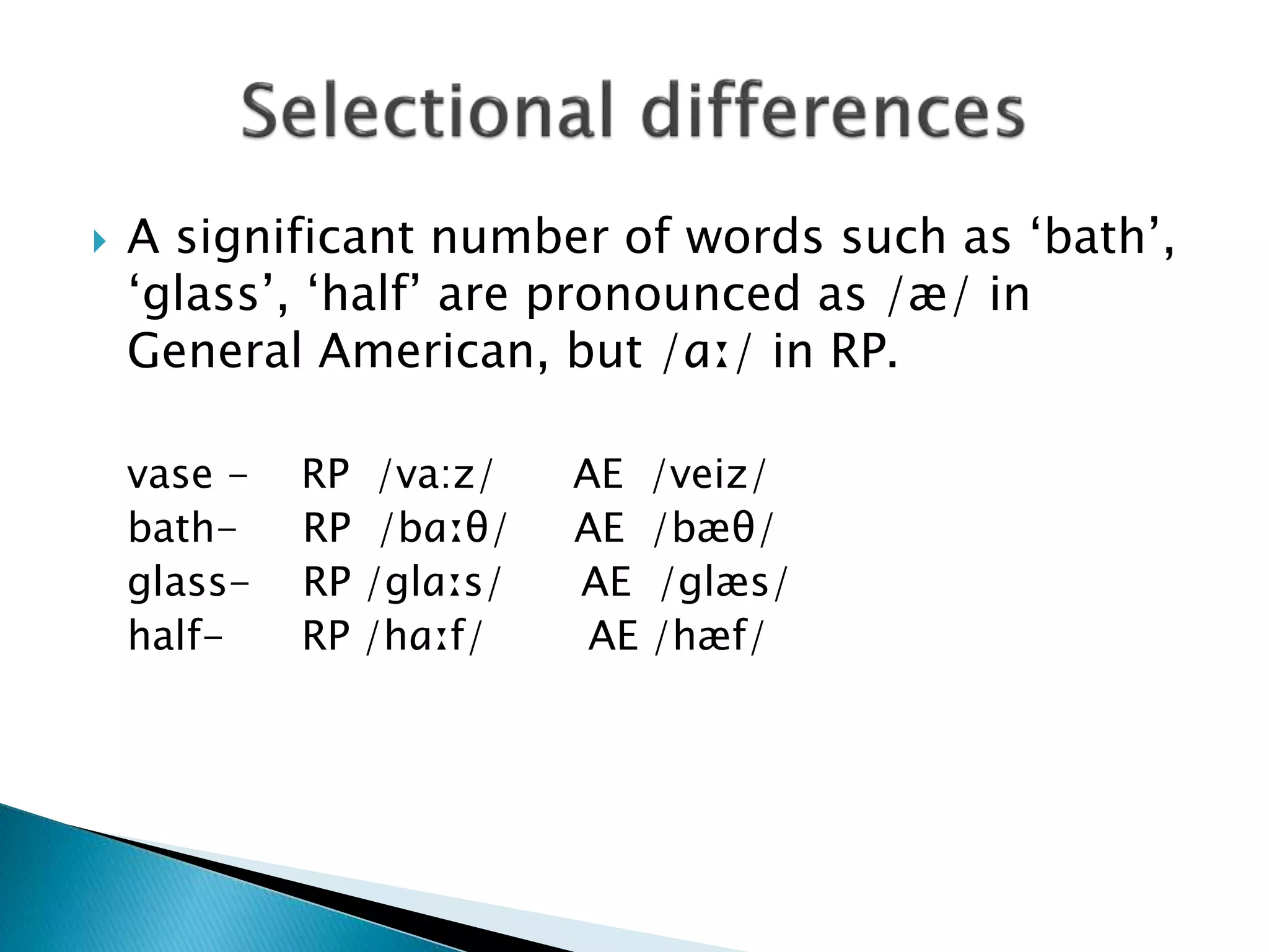 Phonological system of standard british english | PPTX