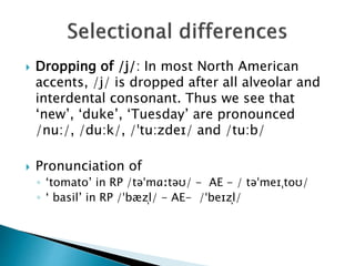 Phonological system of standard british english | PPTX