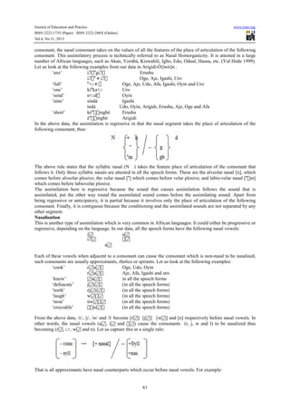 Phonological variation in akokoid | PDF | Dental Health | Diseases and Conditions