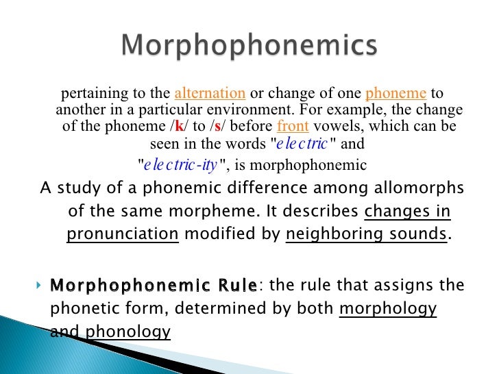 Phonology