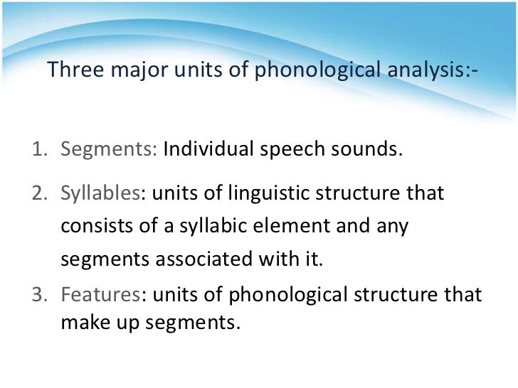 Phonology