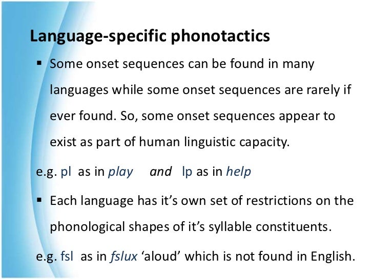 Phonology