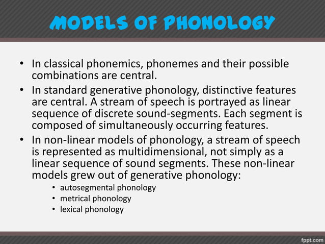 Phonology | PPTX