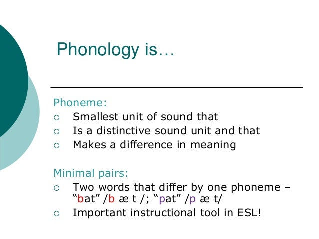 What is Phonology?