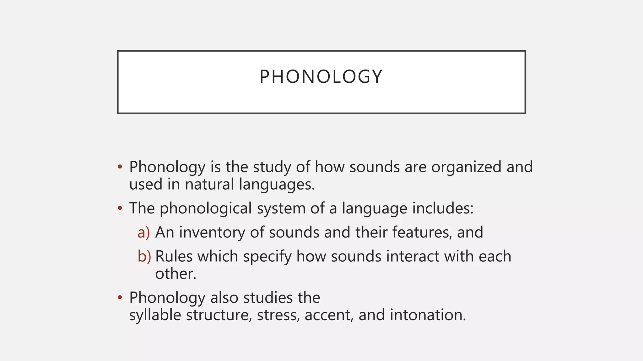 Phonology | PPTX