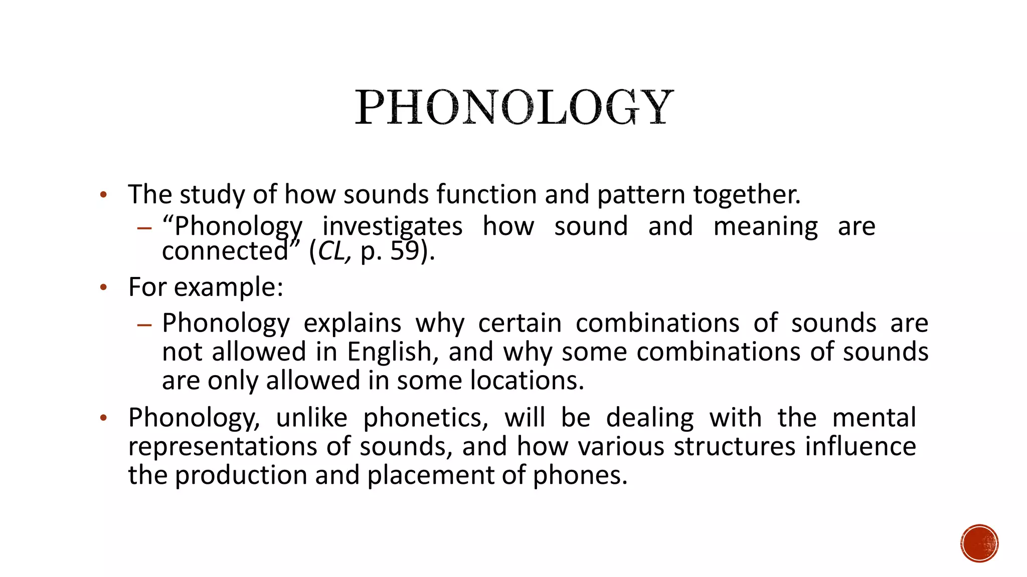Phonology | PPTX