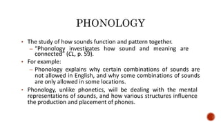 Phonology | PPT