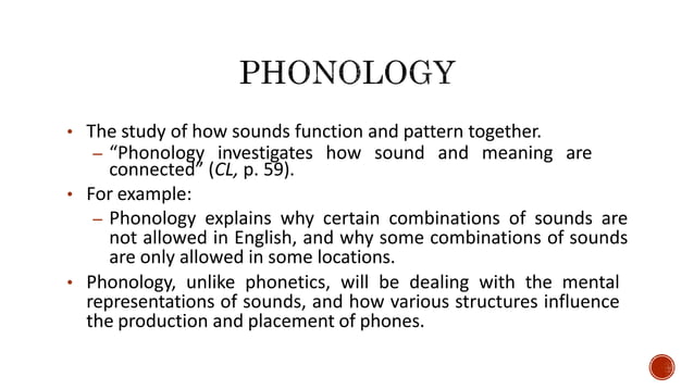 Phonology | PPT