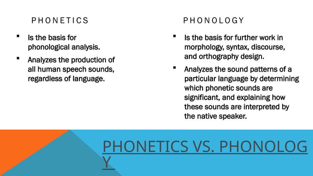 PHONOLOGY - Definition and Components.pptx | Geology | Science