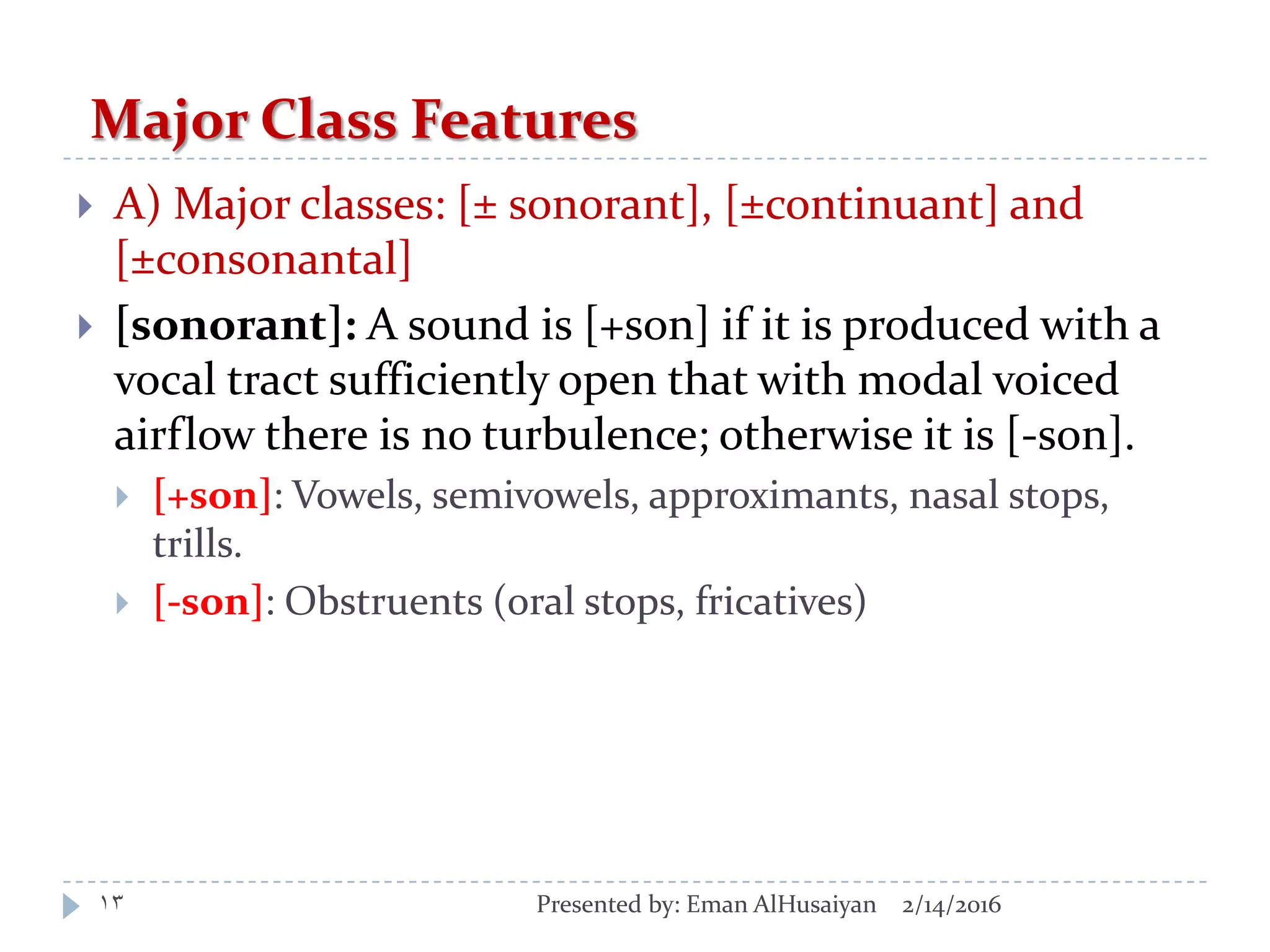 Phonology phonological features of english vowels | PDF