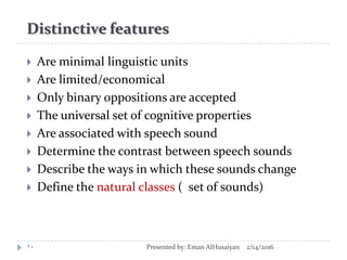 Phonology phonological features of english vowels | PDF