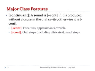 Phonology phonological features of english vowels | PDF
