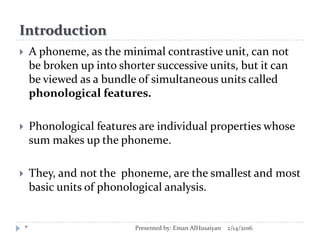 Phonology phonological features of english vowels | PDF