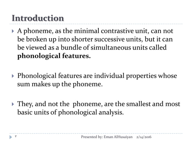 Phonology phonological features of english vowels | PPT
