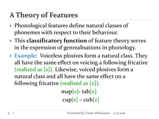 Phonology phonological features of english vowels | PDF