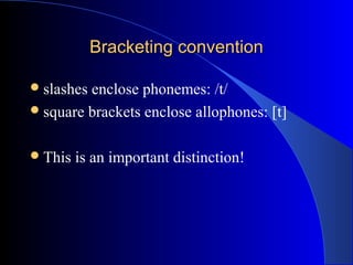Intro to Phonology | PPT