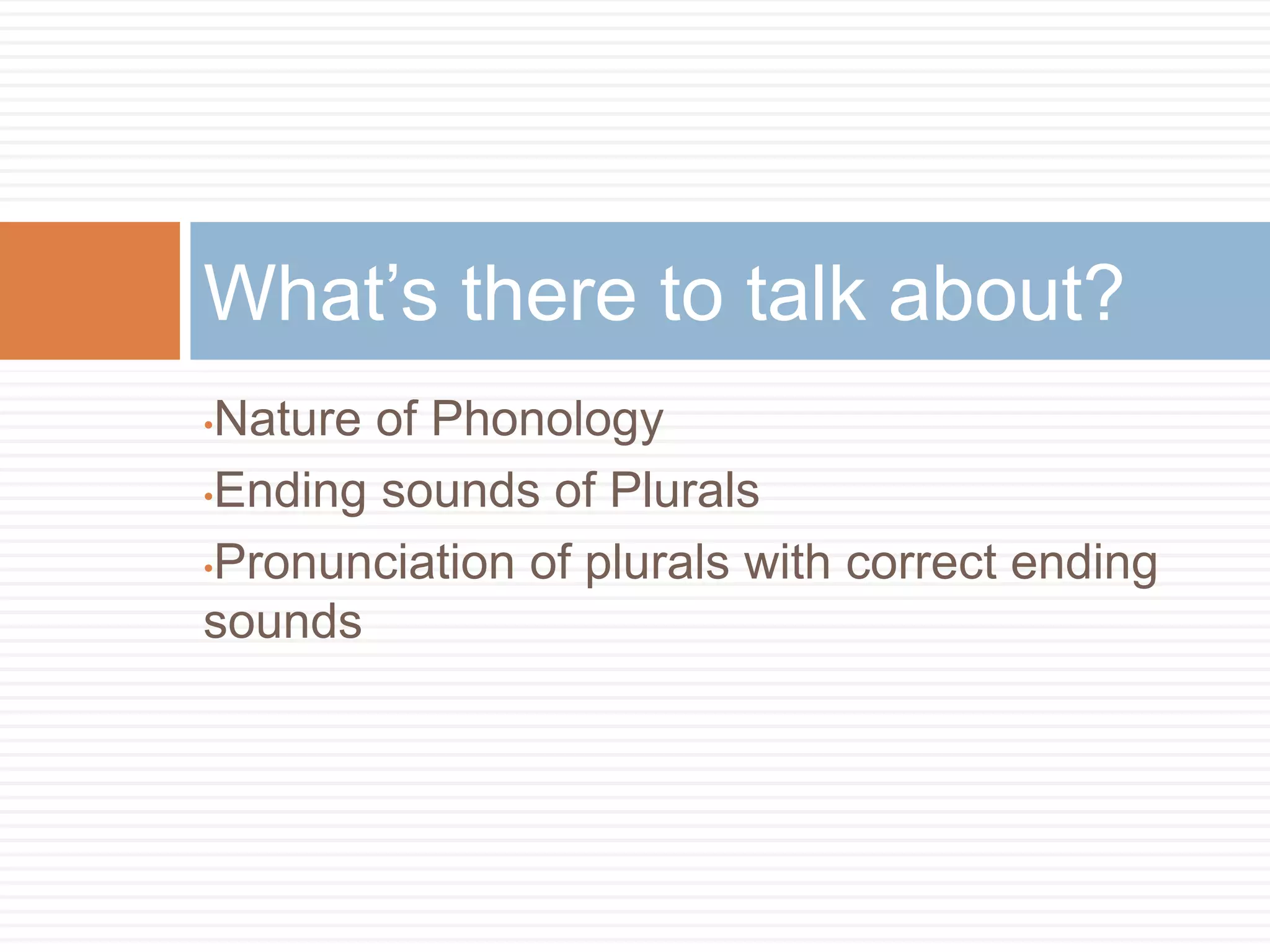 Phonology and pronunciation of morphemes ms. ladjagais | PPTX