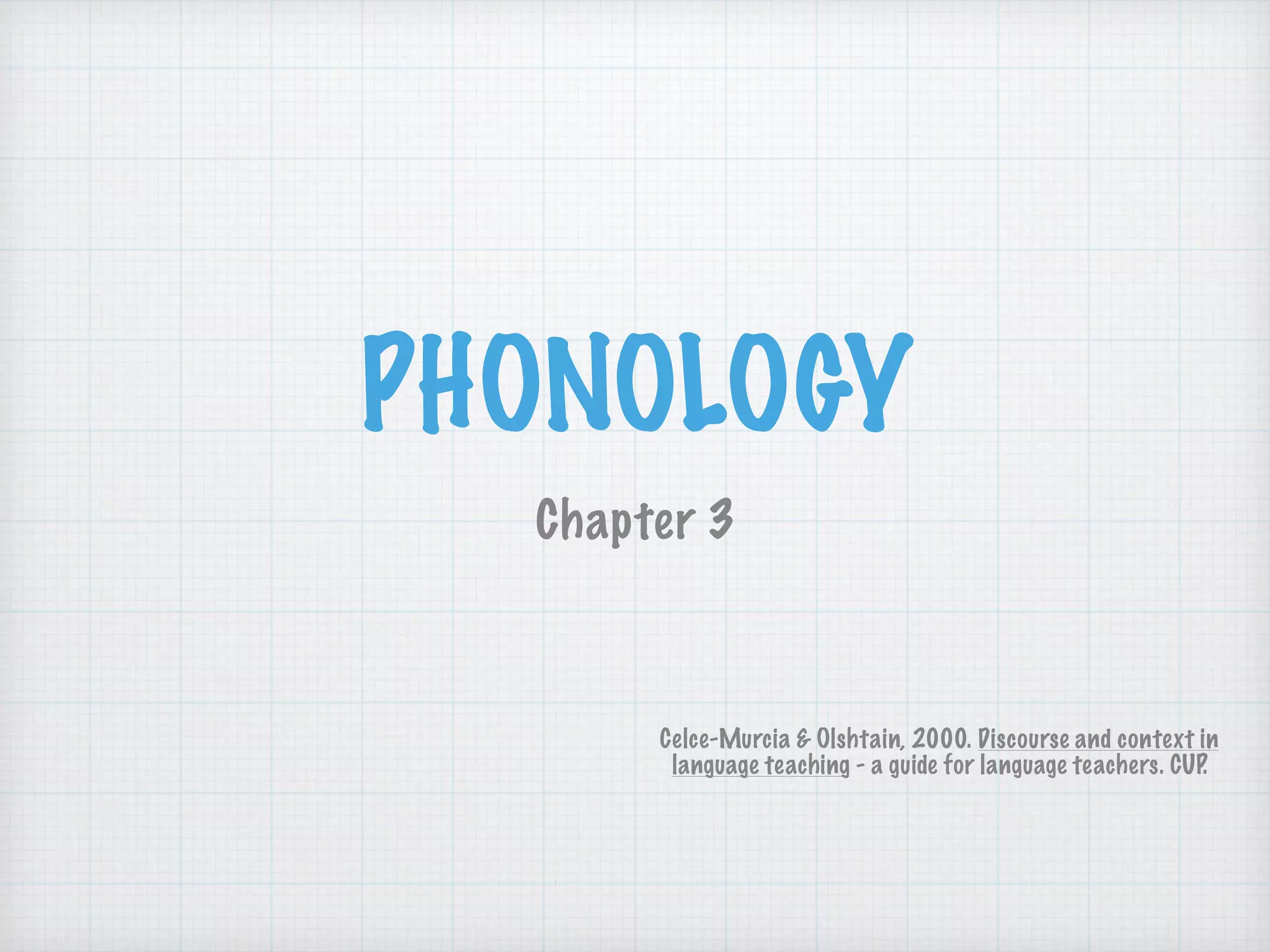 TEACHING PHONOLOGY FROM A DISCURSIVE PERSPECTIVE | PDF