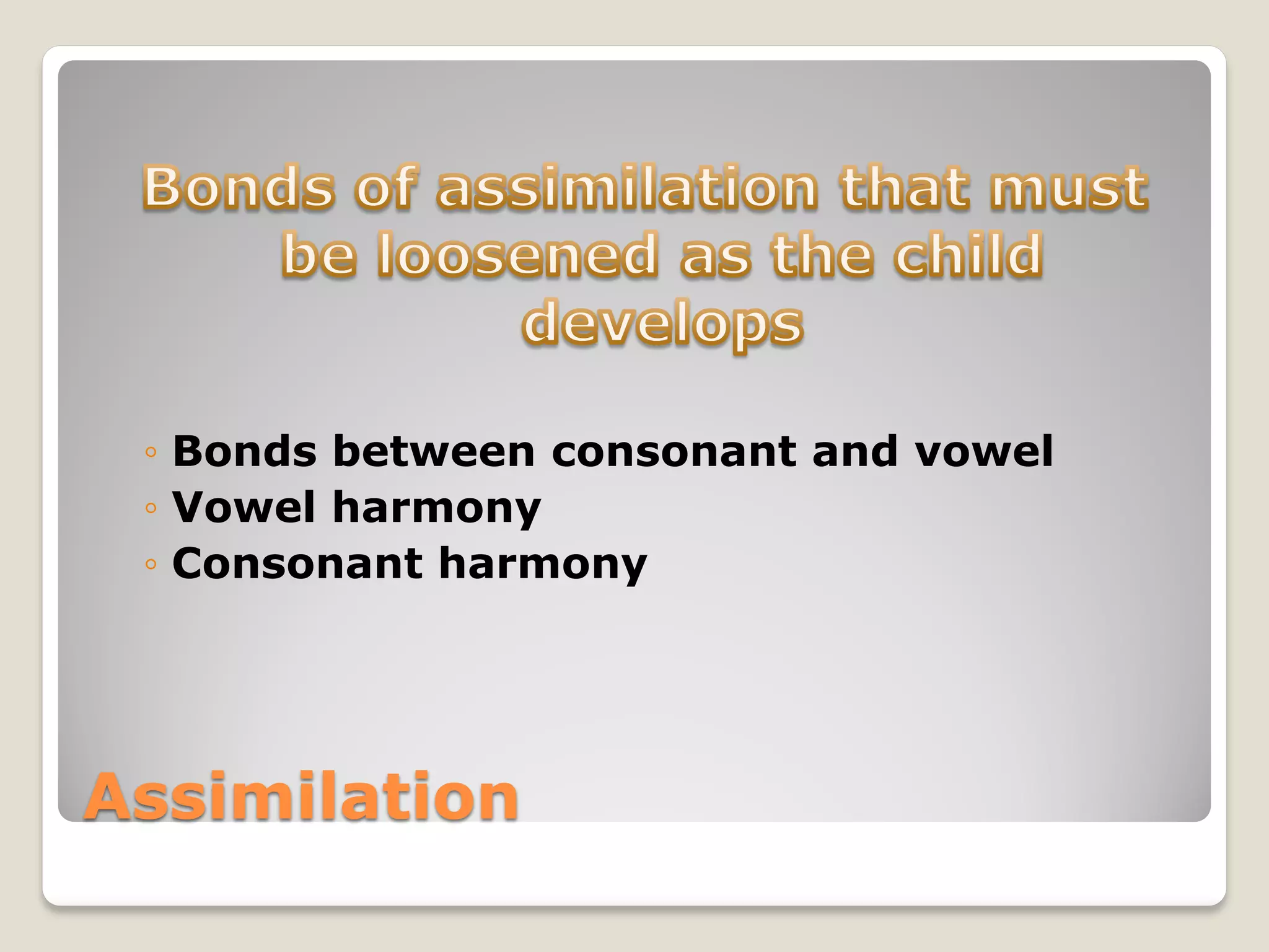 Consonant Clusters, Assimilation, and Metathesis | PDF