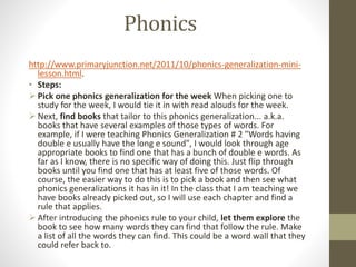 Mini Lessons on Phonology | PPTX