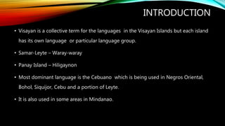 Phonology of cebuano (vowels) | PPTX
