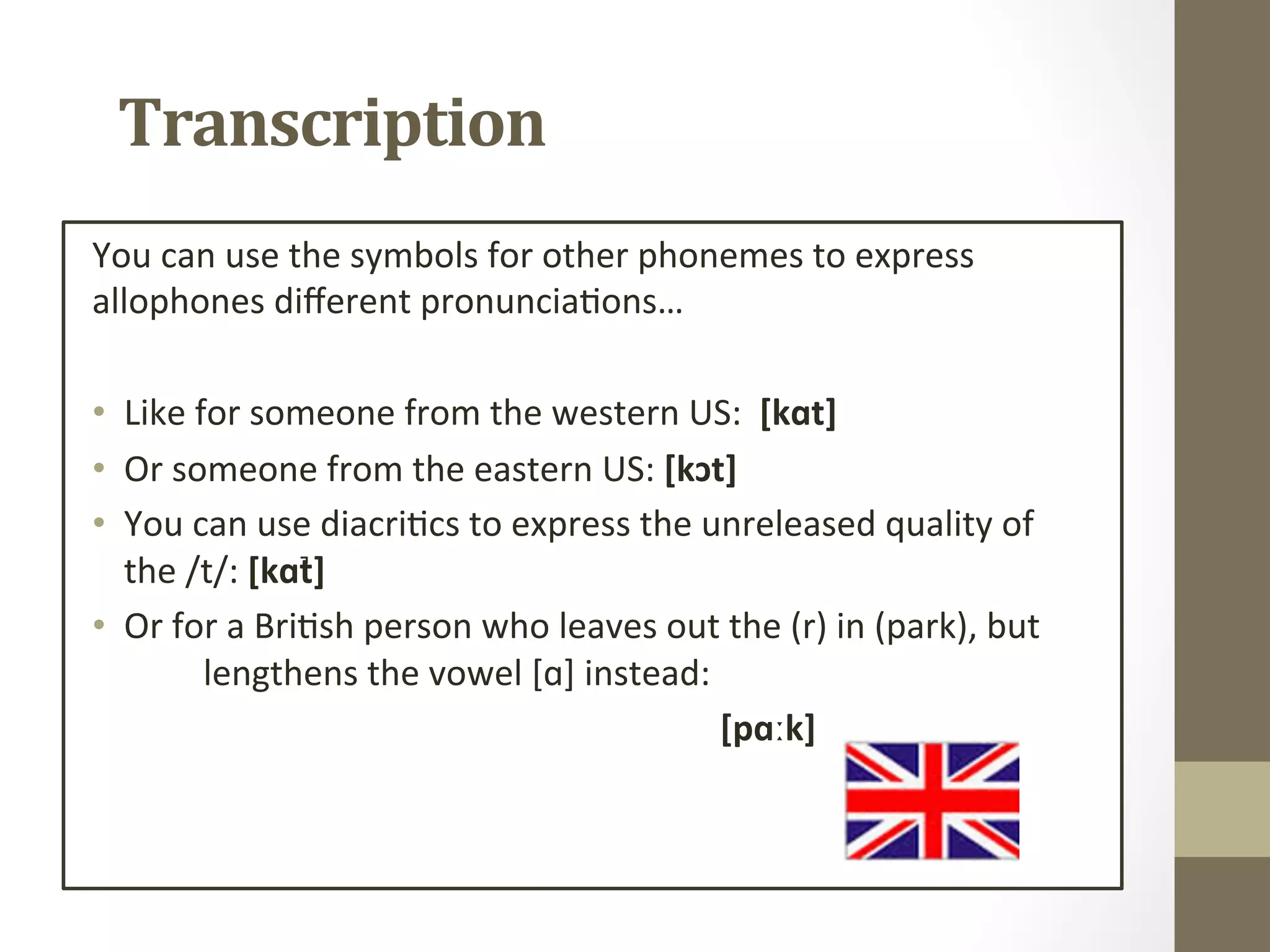 Phonology: Phones, Syllables & Phonotactics | PDF