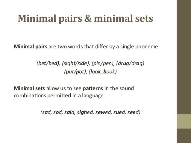 Phonology: Phones, Syllables & Phonotactics