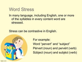 Phonology presentation | PPTX