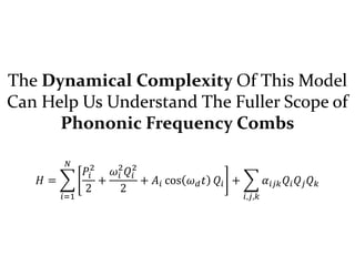 Phononic frequency combs using MEMS resonators | PPTX