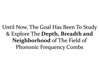 Phononic frequency combs using MEMS resonators | PPTX