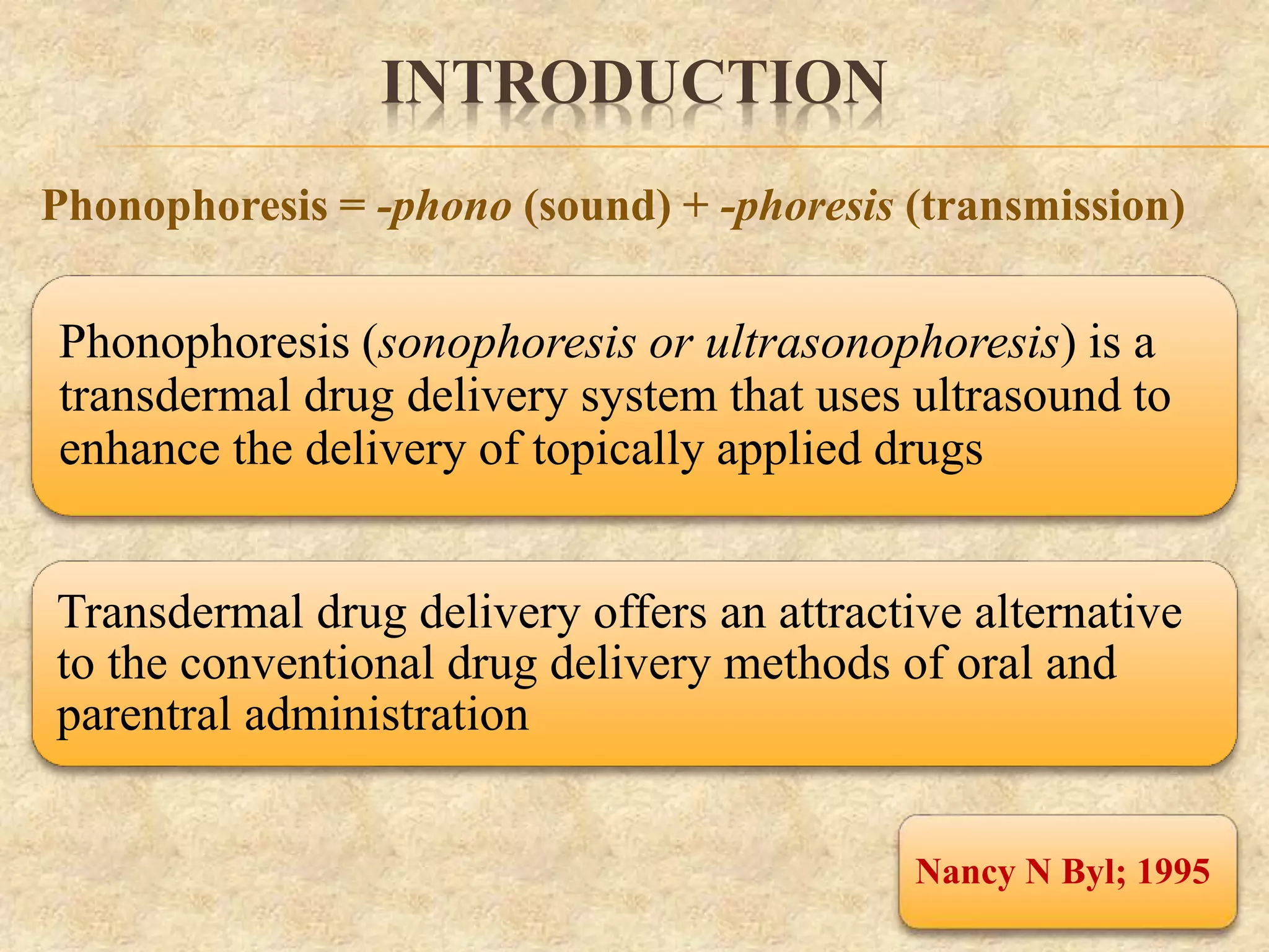 Phonophoresis .pptx