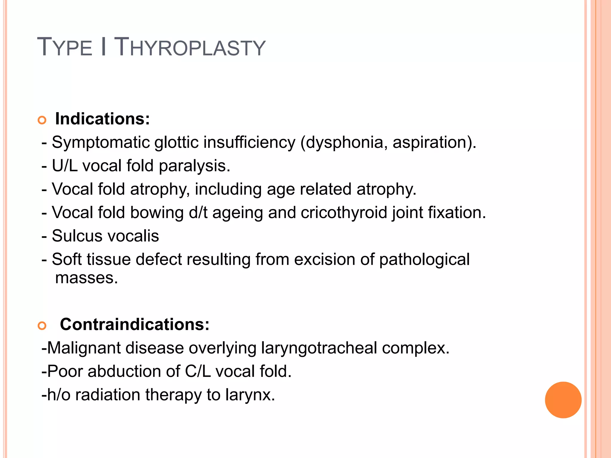 Phonosurgery | PPTX