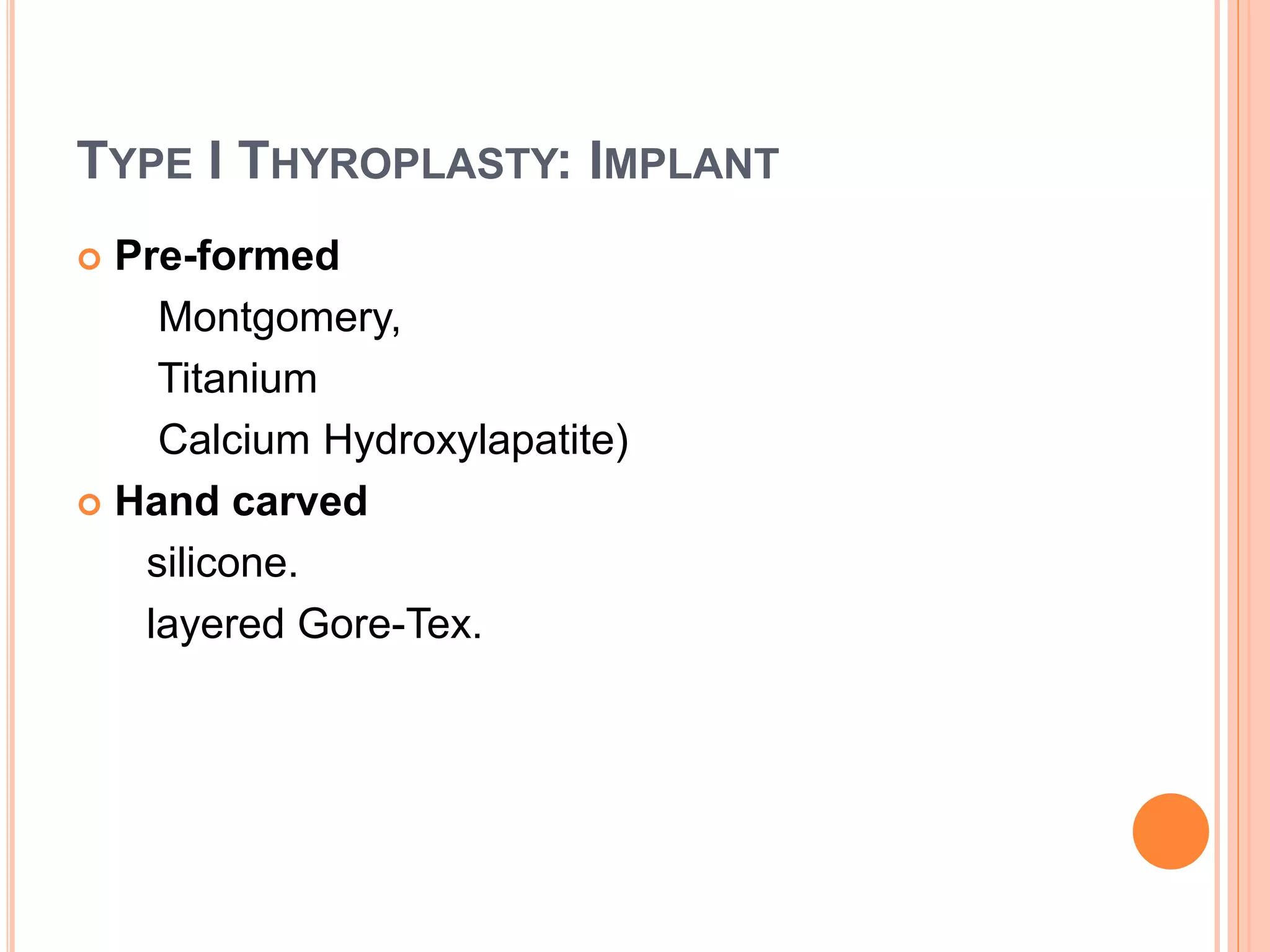 Phonosurgery | PPTX