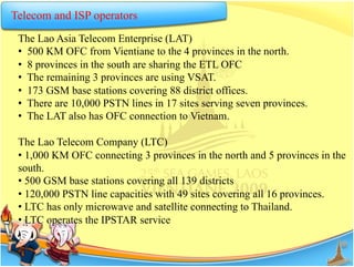 ICT Infrastructure in Lao PDR | PDF | Internet | Computing