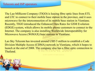 ICT Infrastructure in Lao PDR | PDF | Internet | Computing
