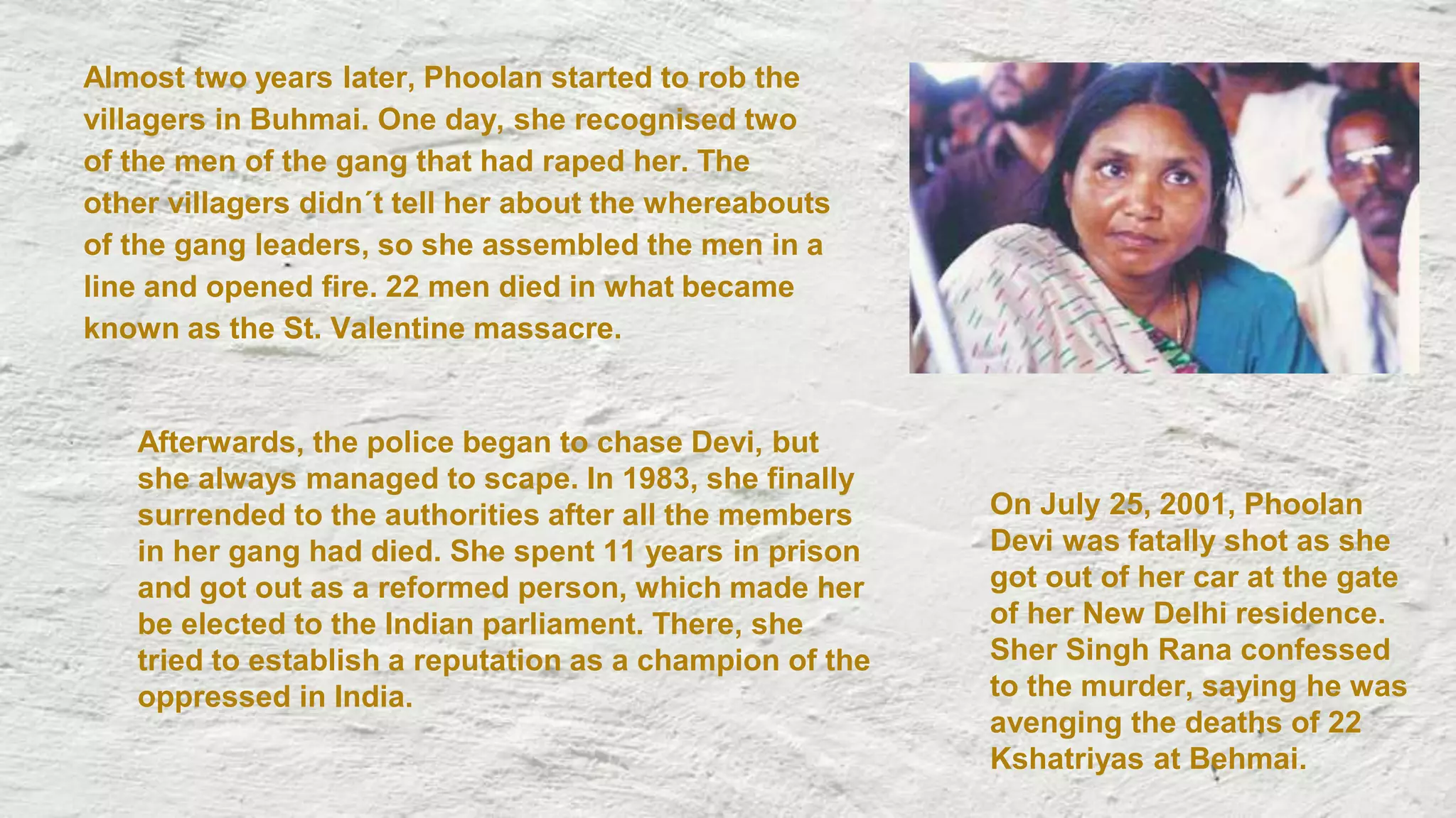 Phoolan devi maria amezaga | PPT