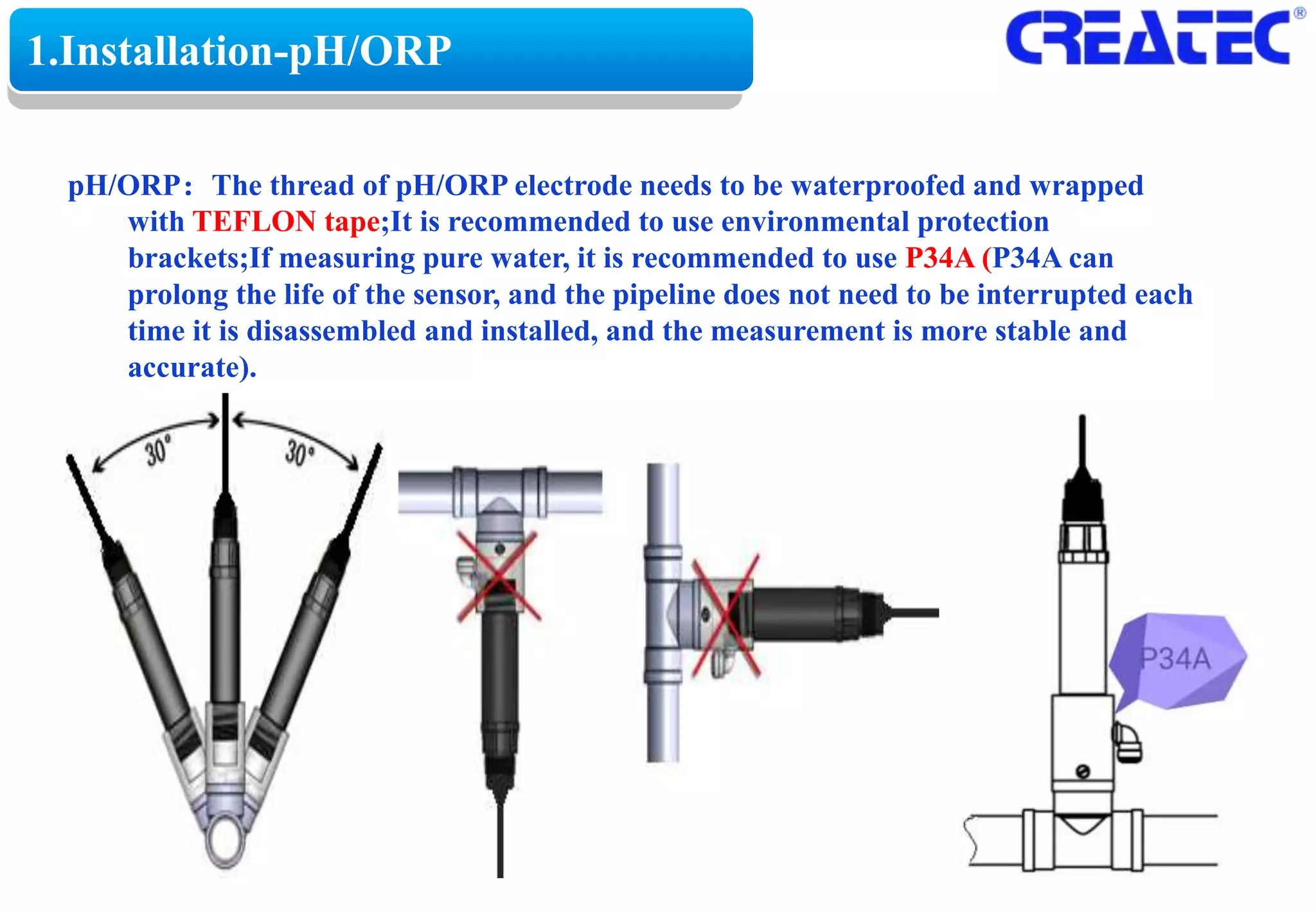 pH ORP TUR TSS DO installation and maintence and calibration.pptx