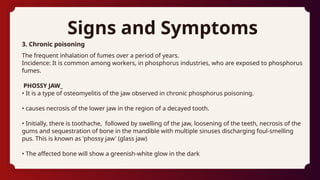 phosphorus poisoning powerpoint forensic | PPTX