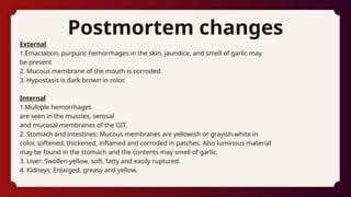 phosphorus poisoning powerpoint forensic | PPTX