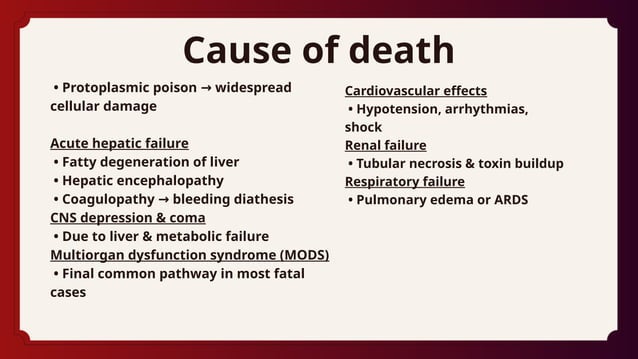 phosphorus poisoning powerpoint forensic | PPTX